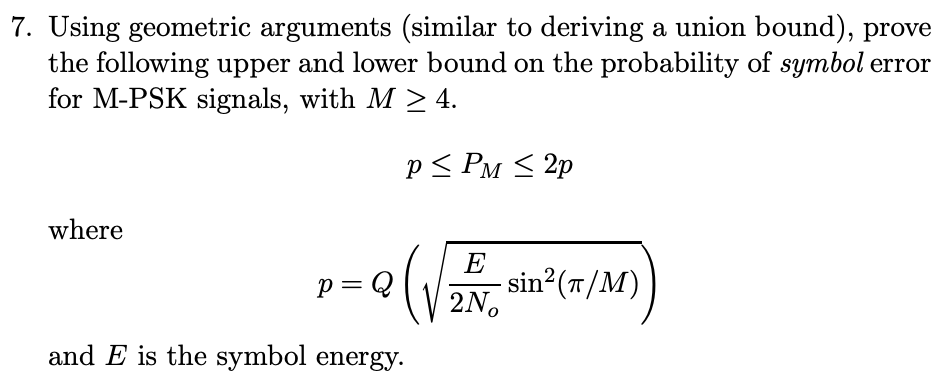 7. Using geometric arguments (similar to deriving a | Chegg.com