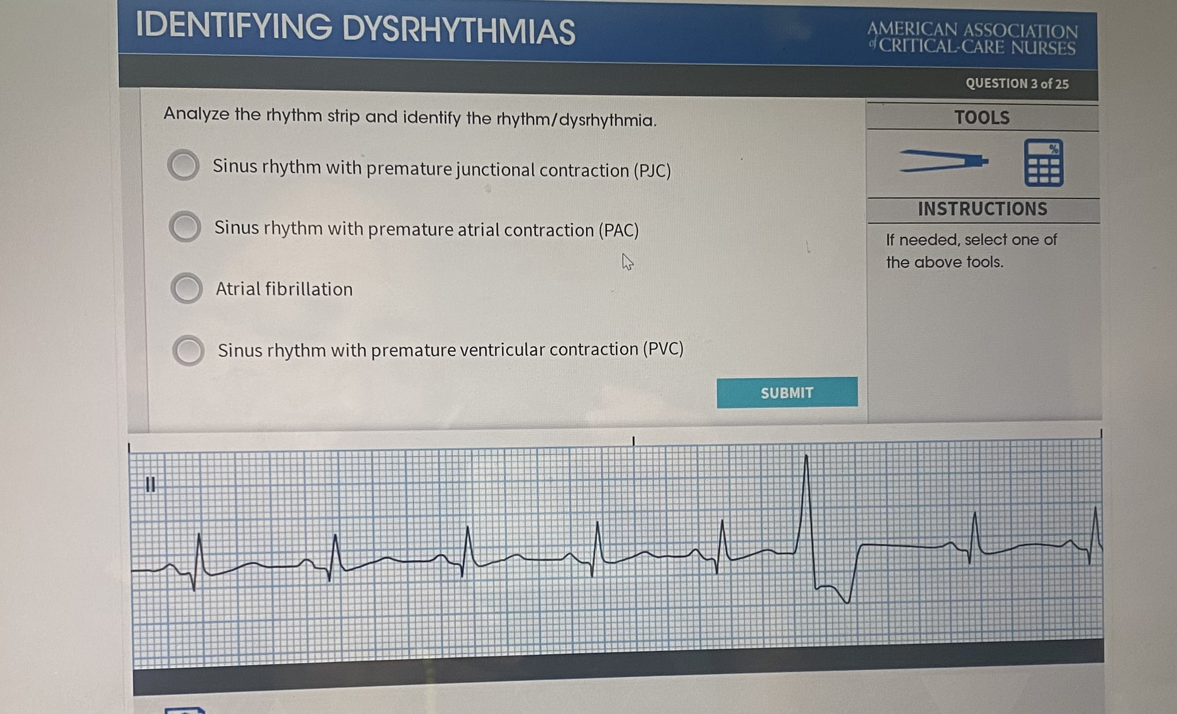 Solved IDENTIFYING DYSRHYTHMIAS AMERICAN ASSOCIATION of | Chegg.com