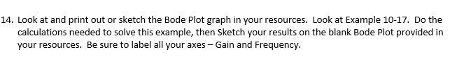 14. Look at and print out or sketch the Bode Plot | Chegg.com