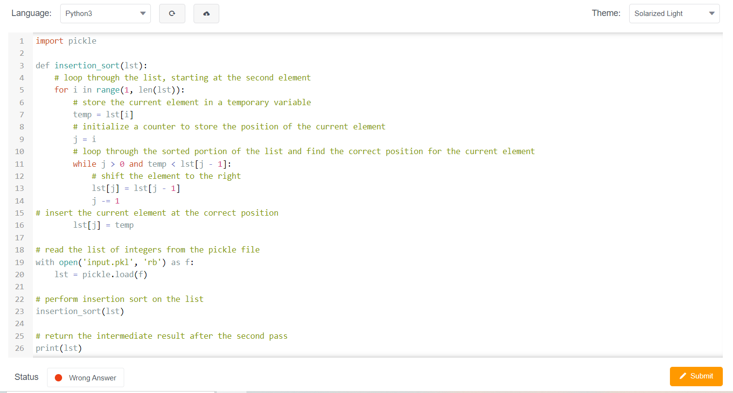 Solved Why the code is the wrong answer, and how to get the | Chegg.com