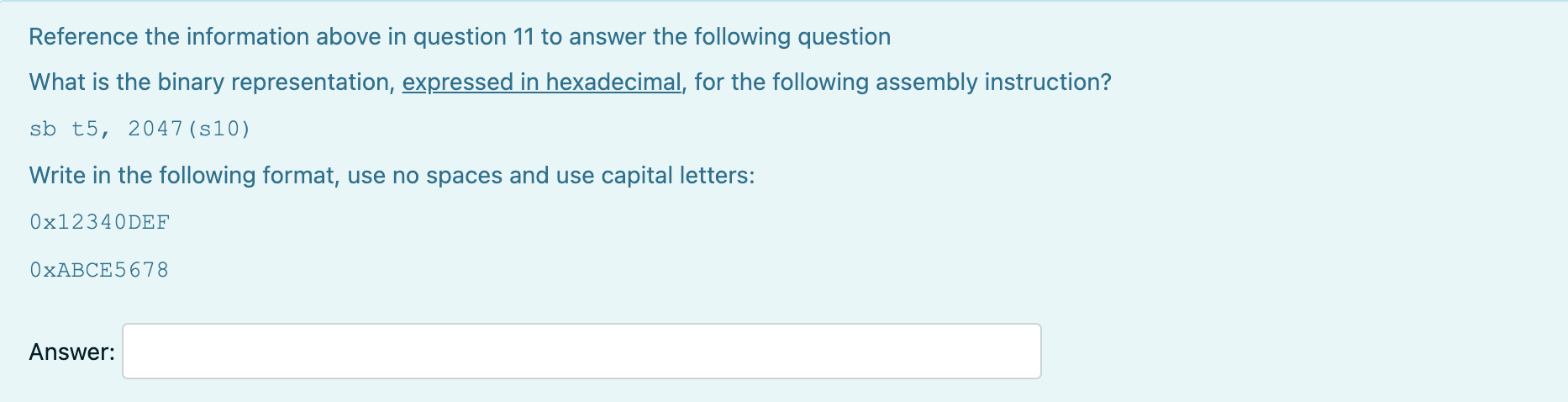 Solved This question explores the binary format of RISC-V | Chegg.com