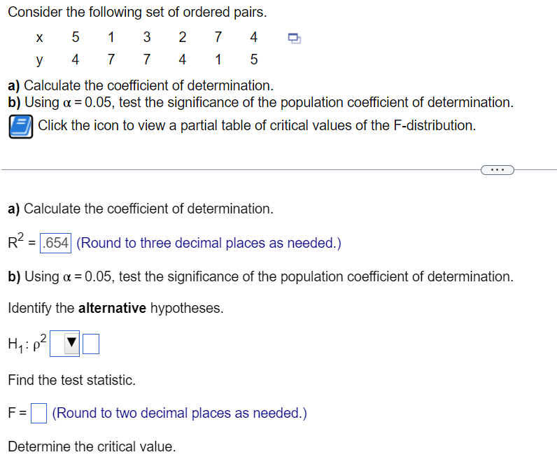 Consider the following set of ordered pairs. כ a) | Chegg.com