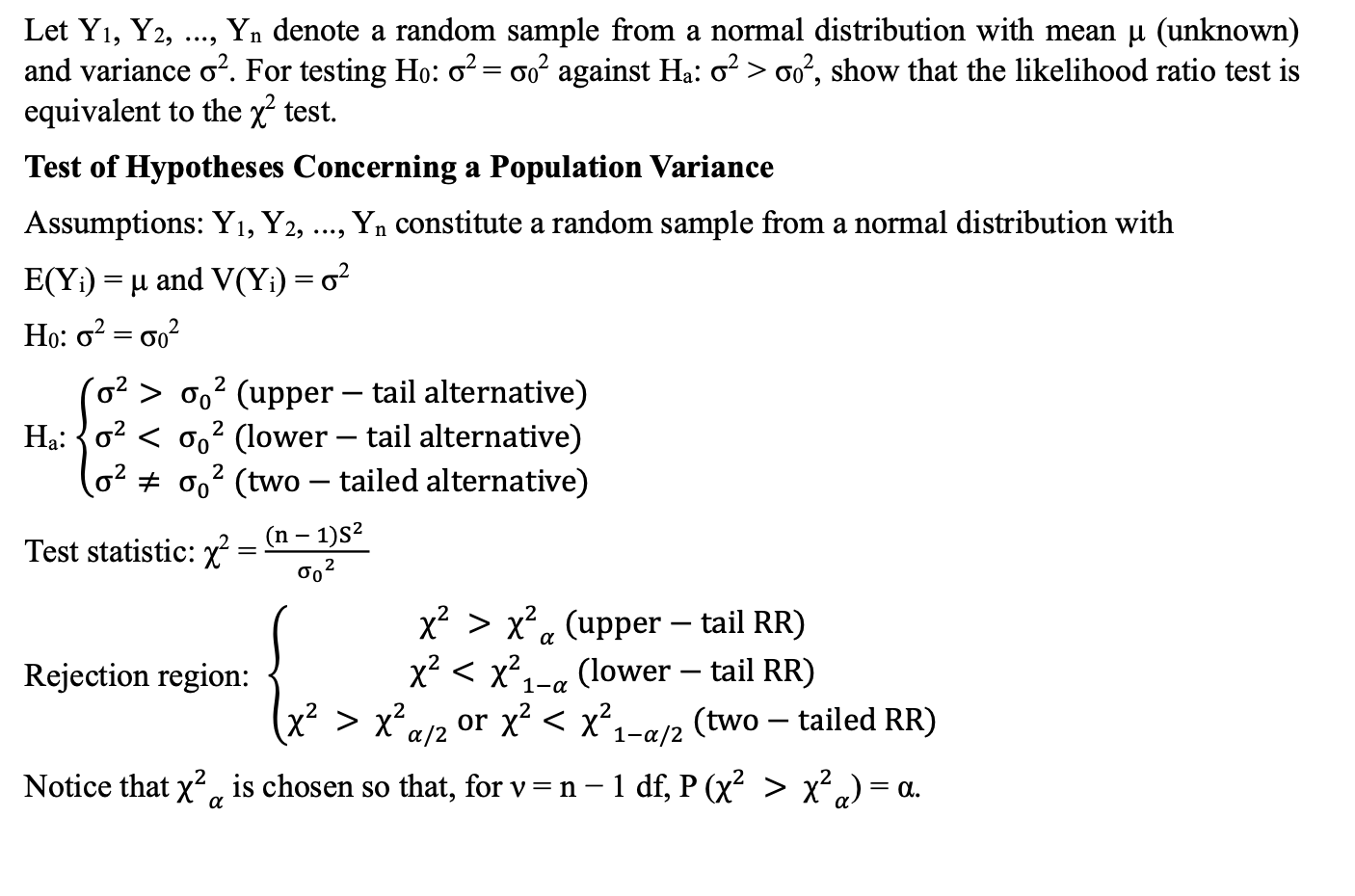 Solved Let Y1, Y2, ..., Yn denote a random sample from a | Chegg.com
