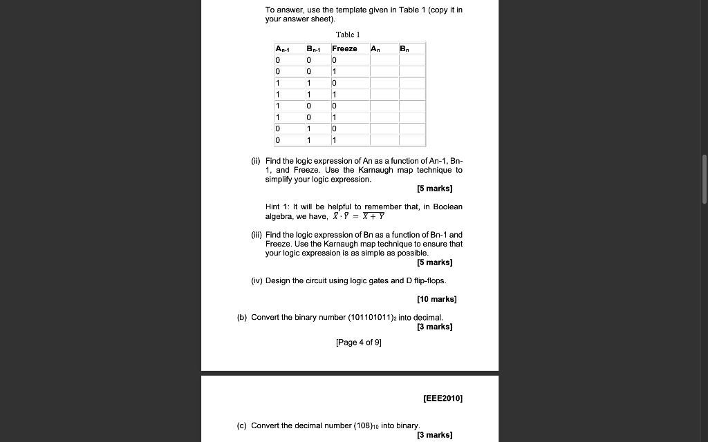 Solved Question 1 (a) The state diagram depicted in Figure | Chegg.com