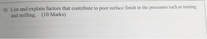 Solved 4) List and explain factors that contribute to poor | Chegg.com