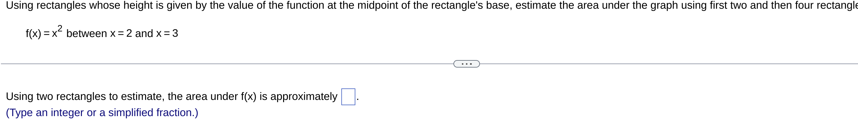 Solved Using rectangles whose height is given by the value | Chegg.com