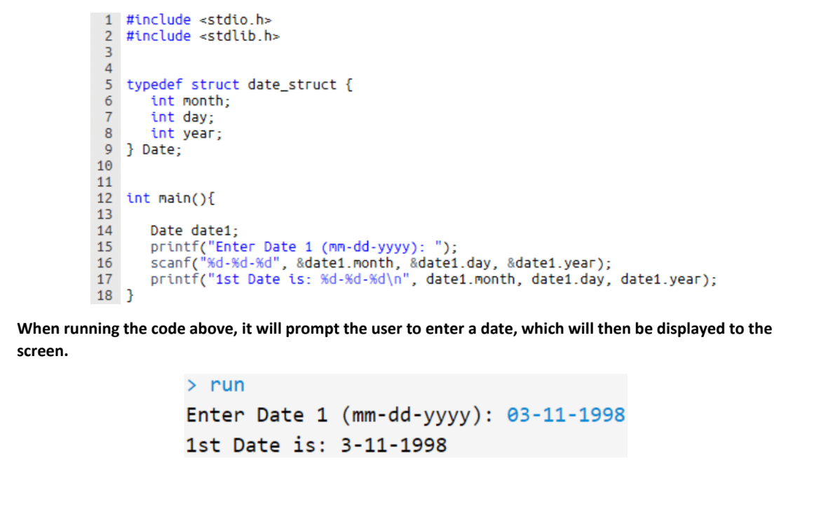 Solved 1 #include 2 #include 3 4. 5 typedef struct | Chegg.com