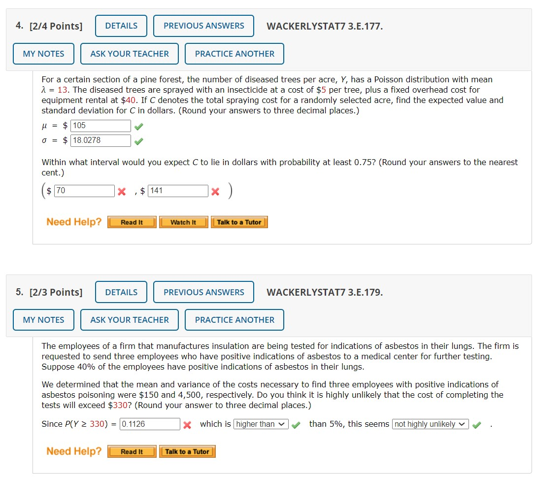 Solved 4. [2/4 Points] DETAILS PREVIOUS ANSWERS | Chegg.com