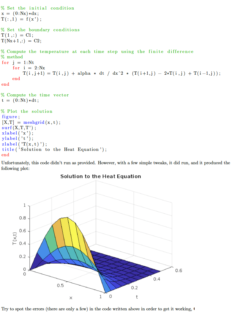 Solved Although we didn't have time to cover numerically | Chegg.com