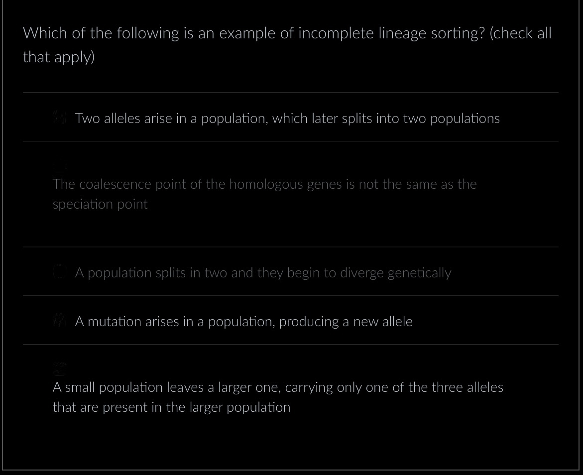 Solved Which of the following is an example of incomplete | Chegg.com