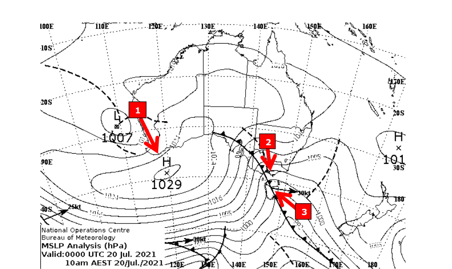 Solved Figures 2, and 3 contain a series of synoptic charts | Chegg.com