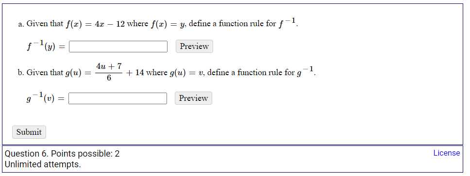 Solved a. Given that f(x)=4x−12 where f(x)=y, define a | Chegg.com