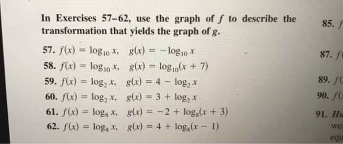 Solved In Exercises 57-62, use the graph of f to describe | Chegg.com
