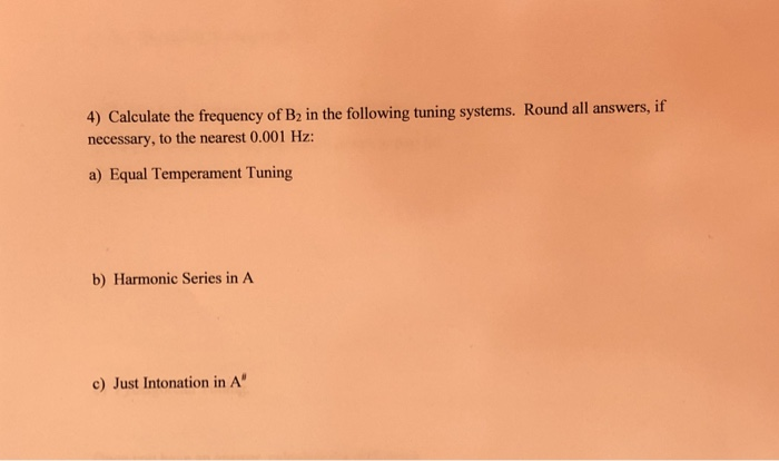 Solved 4) Calculate the frequency of B2 in the following | Chegg.com