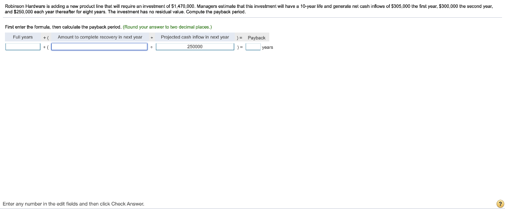 Solved Robinson Hardware is adding a new product line that | Chegg.com
