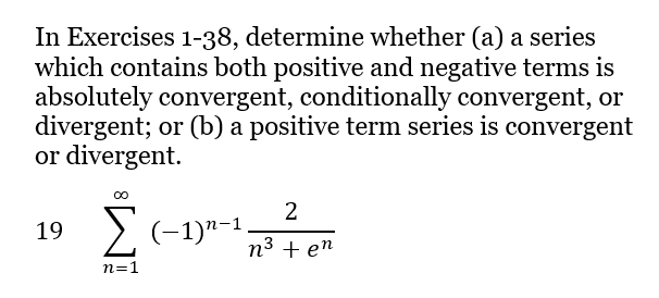 Solved In Exercises 1-38, determine whether (a) a series | Chegg.com