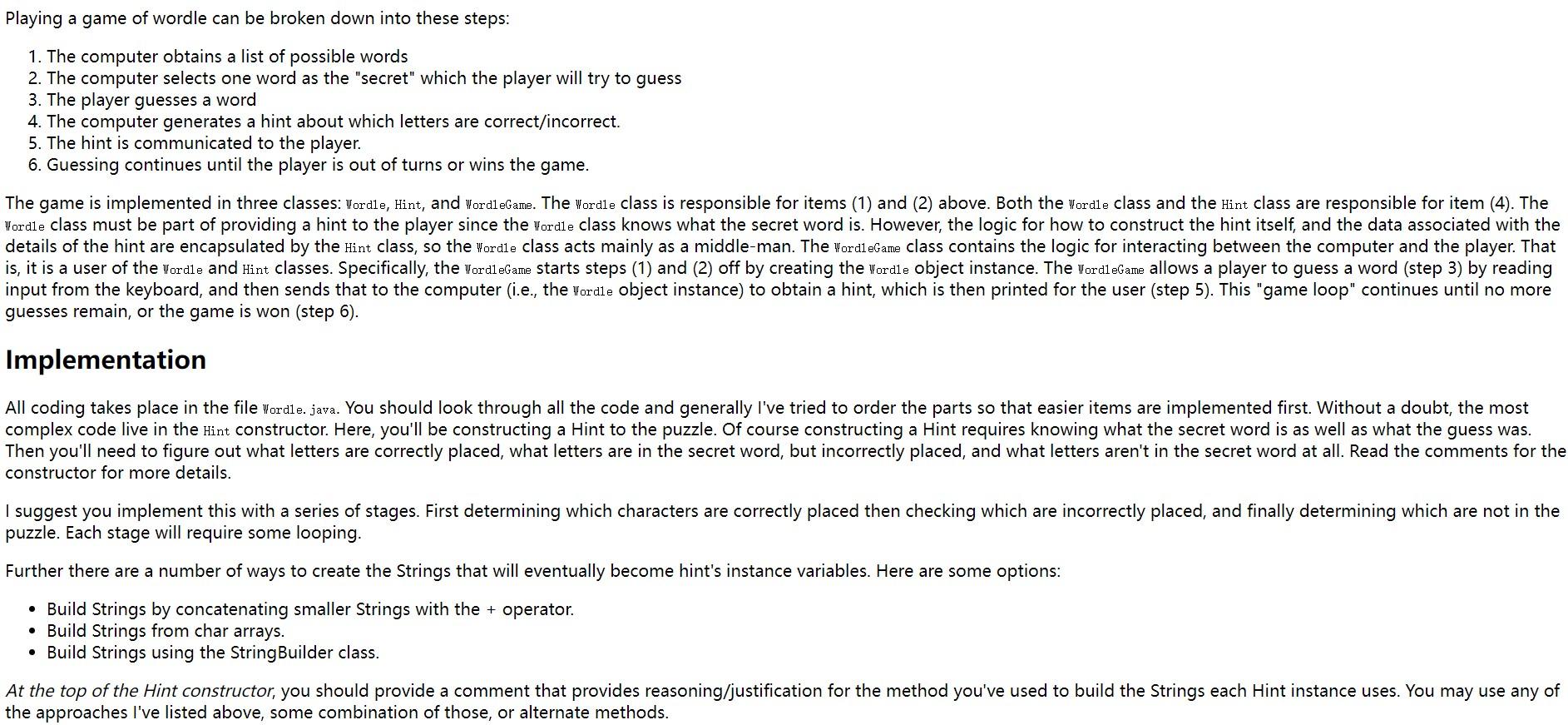 Solved Playing a game of wordle can be broken down into | Chegg.com