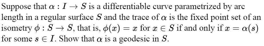Solved Suppose that a: I→ S is a differentiable curve | Chegg.com
