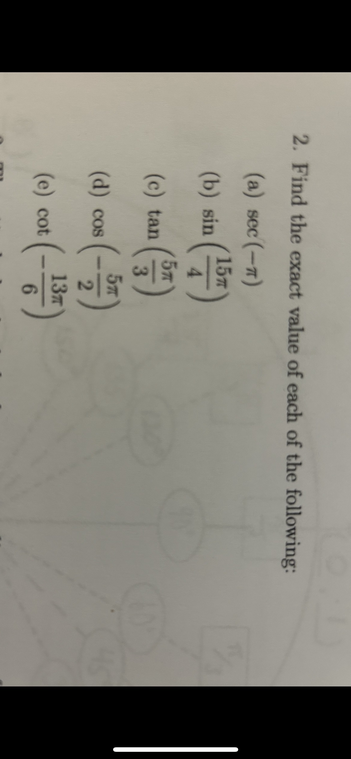 Question | Chegg.com