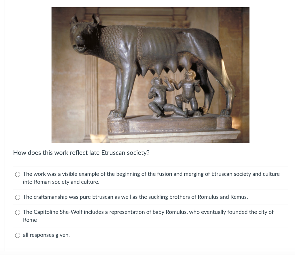 Solved How does this work reflect late Etruscan society? The | Chegg.com