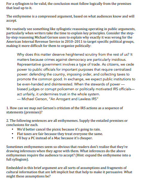 Solved For a syllogism to be valid, the conclusion must | Chegg.com