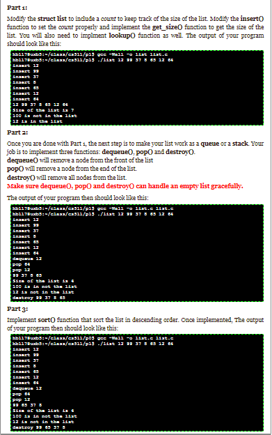 Solved /*CS 511 Programming Assignment 1 You are only | Chegg.com