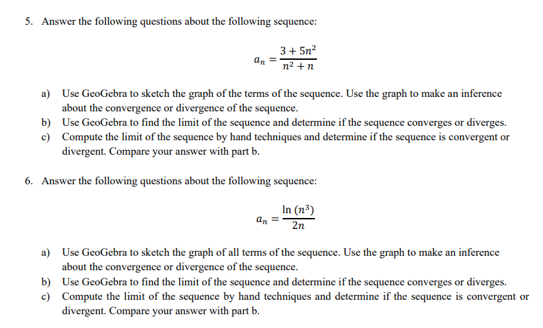 Solved 5. Answer the following questions about the following | Chegg.com