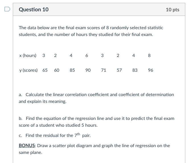 Solved please help answer the following statistics question. | Chegg.com Solved please help answer the following statistics question. | Chegg.com