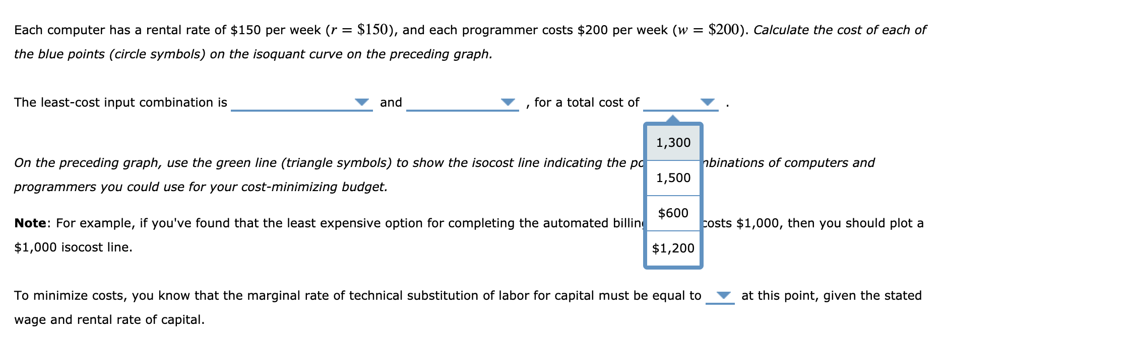 Solved 3. Least-cost combination of inputs using isoquants | Chegg.com
