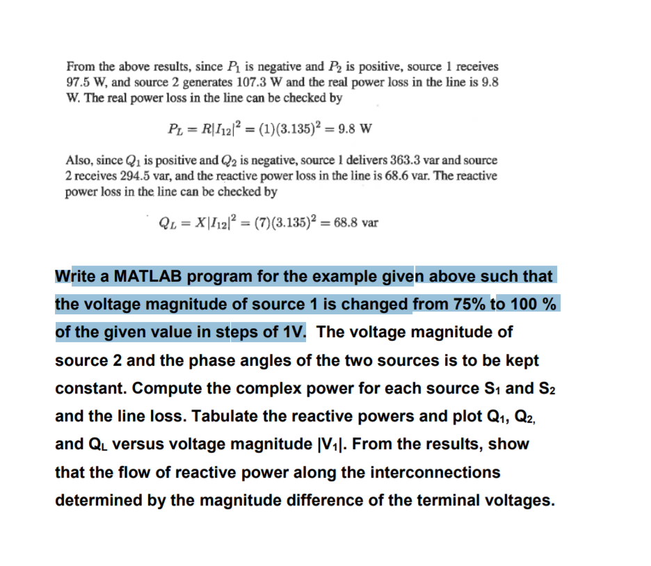 Solved Consider two ideal voltage sources connected by a | Chegg.com