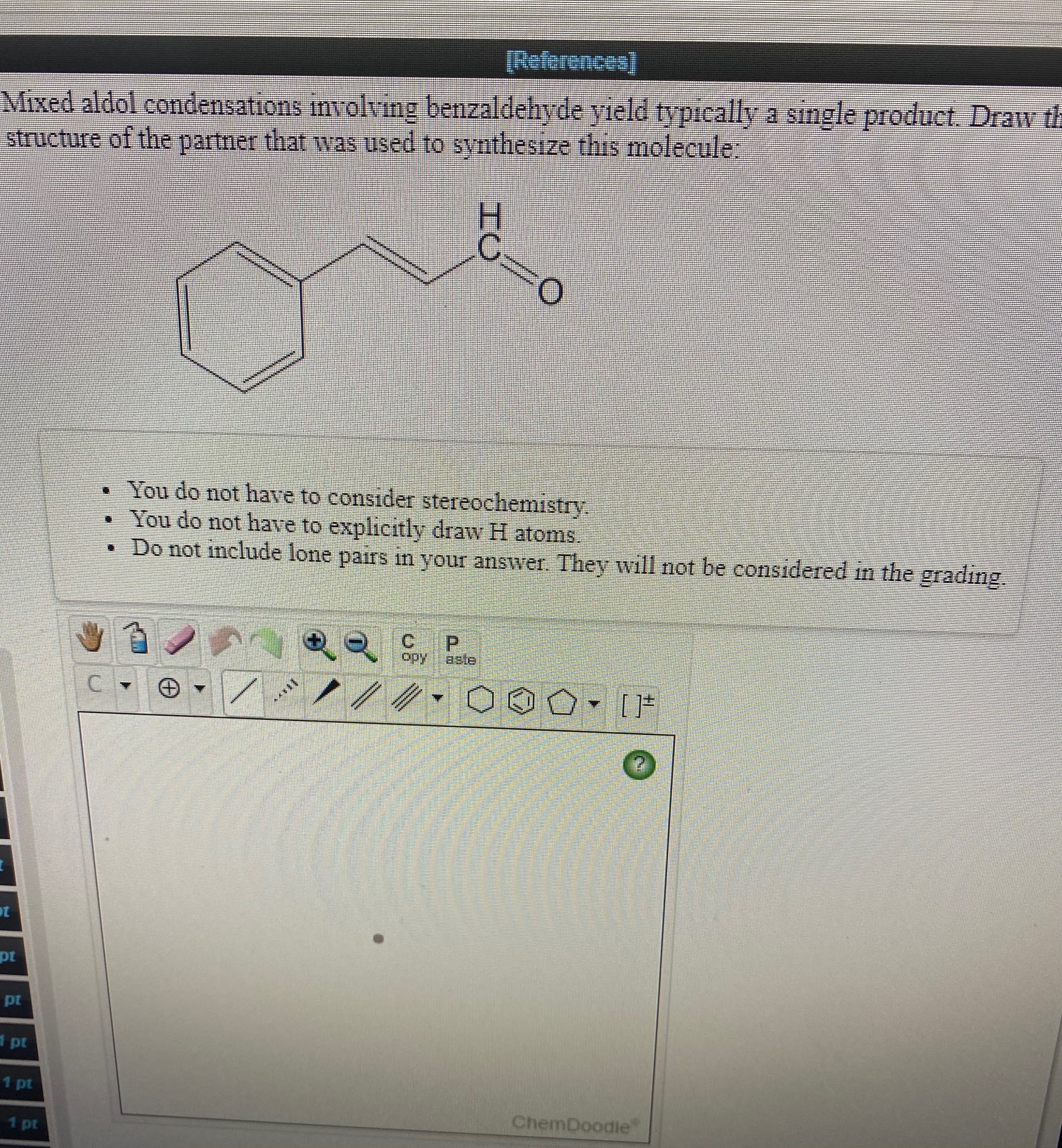 Solved Mixed aldol condensations involving benzaldehyde | Chegg.com