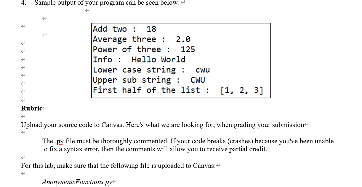 Solved I Writing Anonymous Functions Lambdas If You Do 8560
