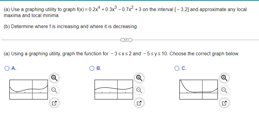 Solved (a) ﻿Use a graphing utility to graph | Chegg.com