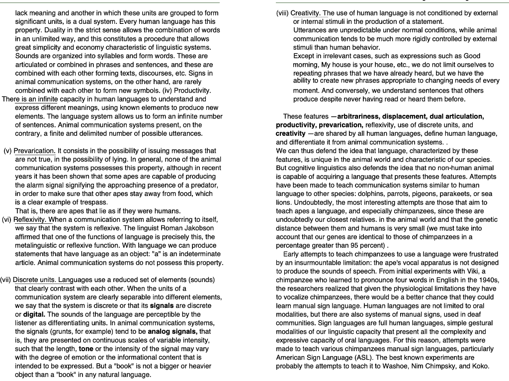 Solved Create four linguistic rules: one prescriptive and | Chegg.com