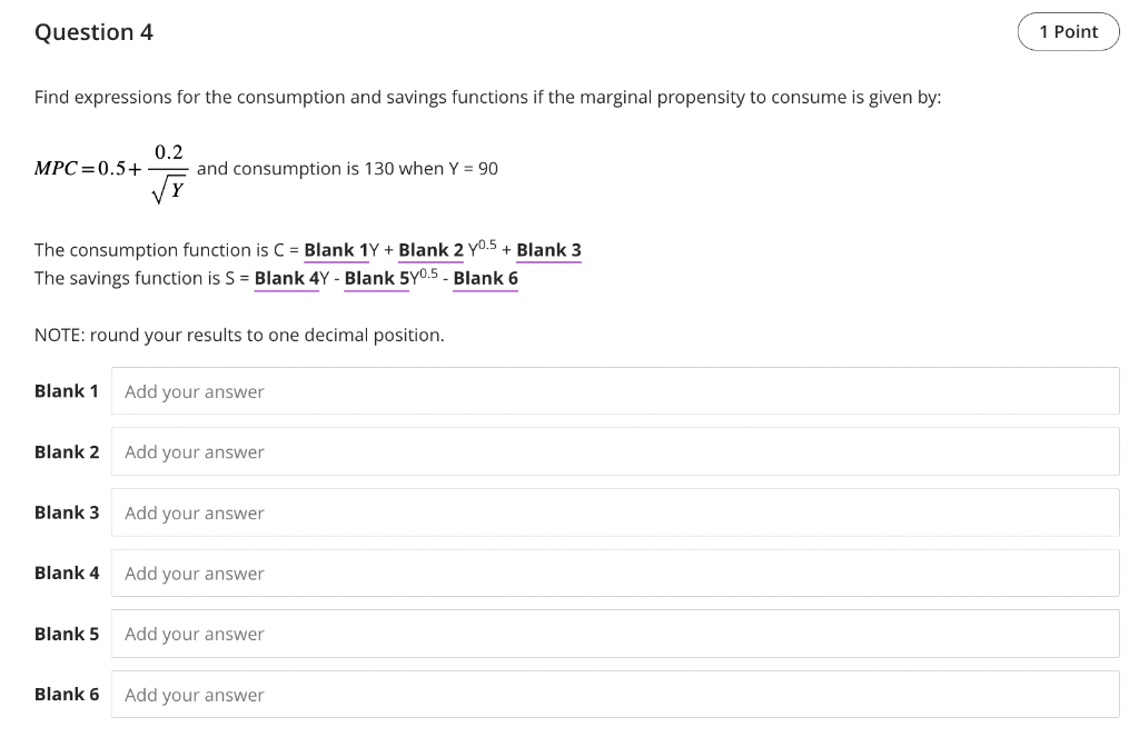 Solved Find expressions for the consumption and savings | Chegg.com