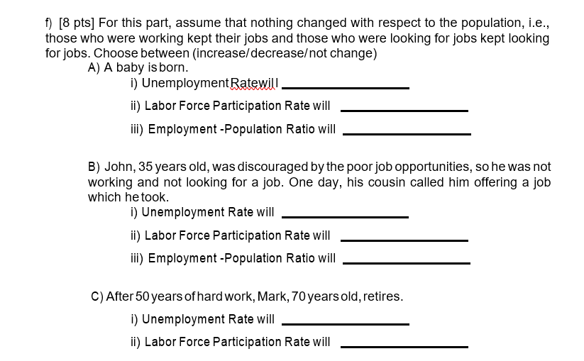 Solved 1. What is the size of the labor force in | Chegg.com