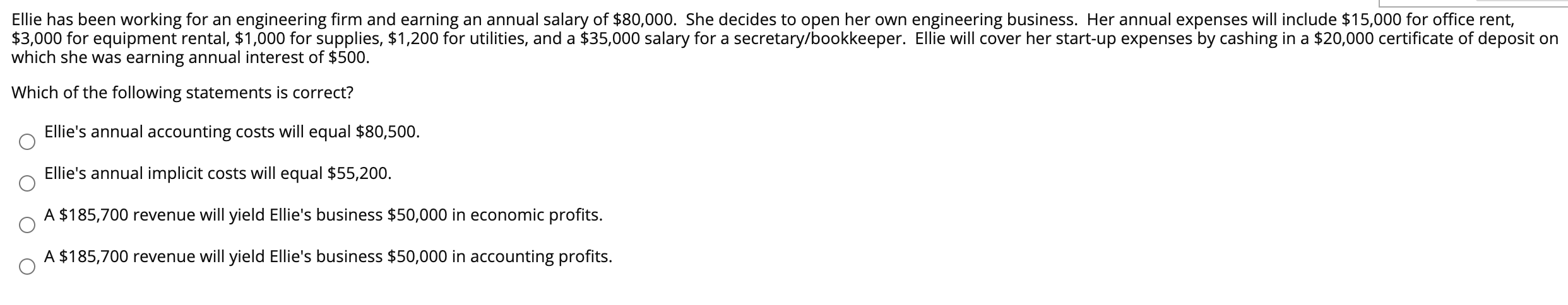 Solved Ellie has been working for an engineering firm and | Chegg.com