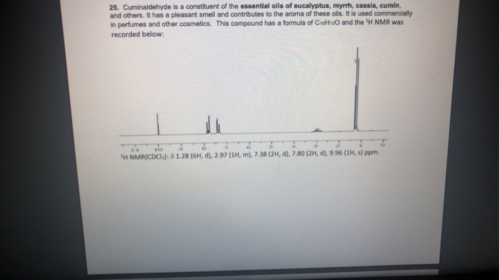 Solved 26. The fragrance from Rum with formula of C7H14O2 | Chegg.com