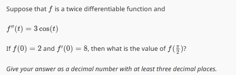 Solved Suppose that \\( f \\) is a twice differentiable | Chegg.com