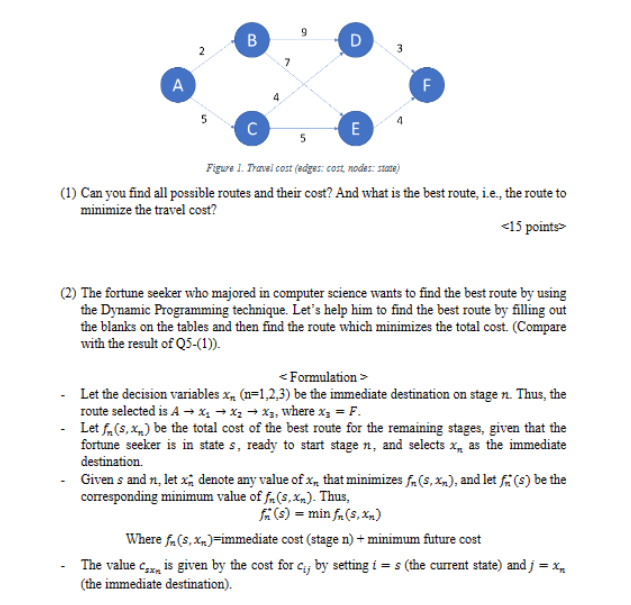 Solved Q5. A fortune seeker in Missouri decided to go west | Chegg.com