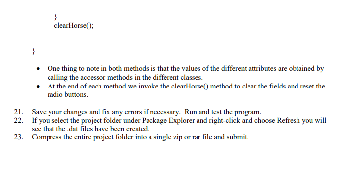 Solved CIT 249: Java II Chapter 17 Lab 3 We will create text | Chegg.com