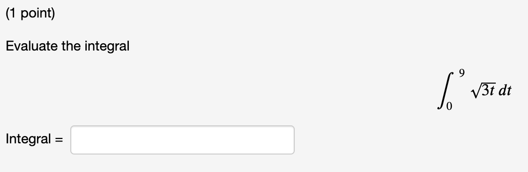 Solved 6 (1 point) Consider the function f(x) = 5 x2 Let | Chegg.com