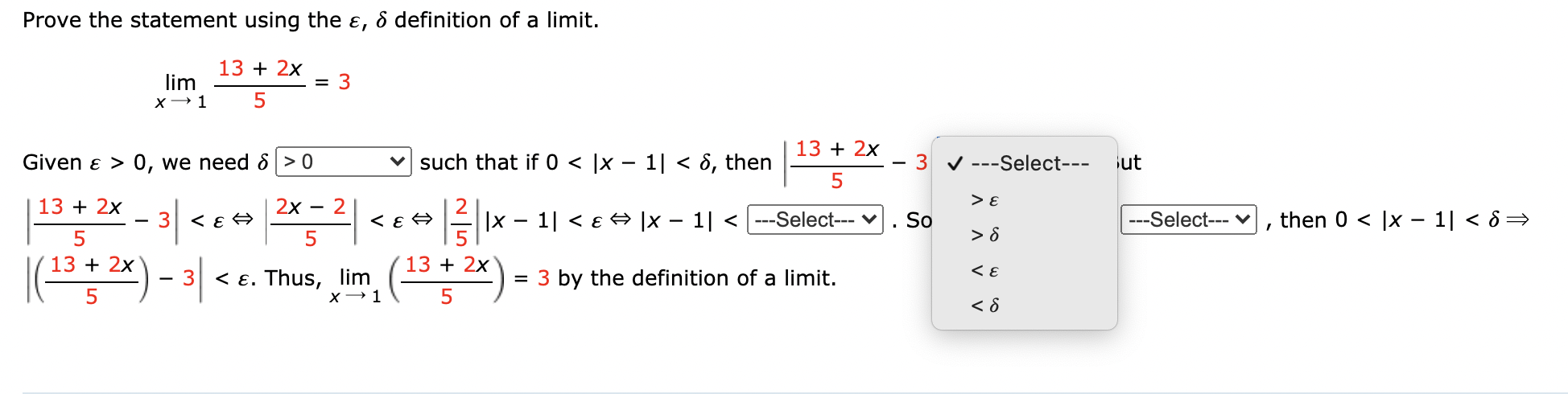Solved Prove the statement using the e, s definition of a | Chegg.com