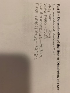 Solved How do you calculate the Molar Heat for the | Chegg.com