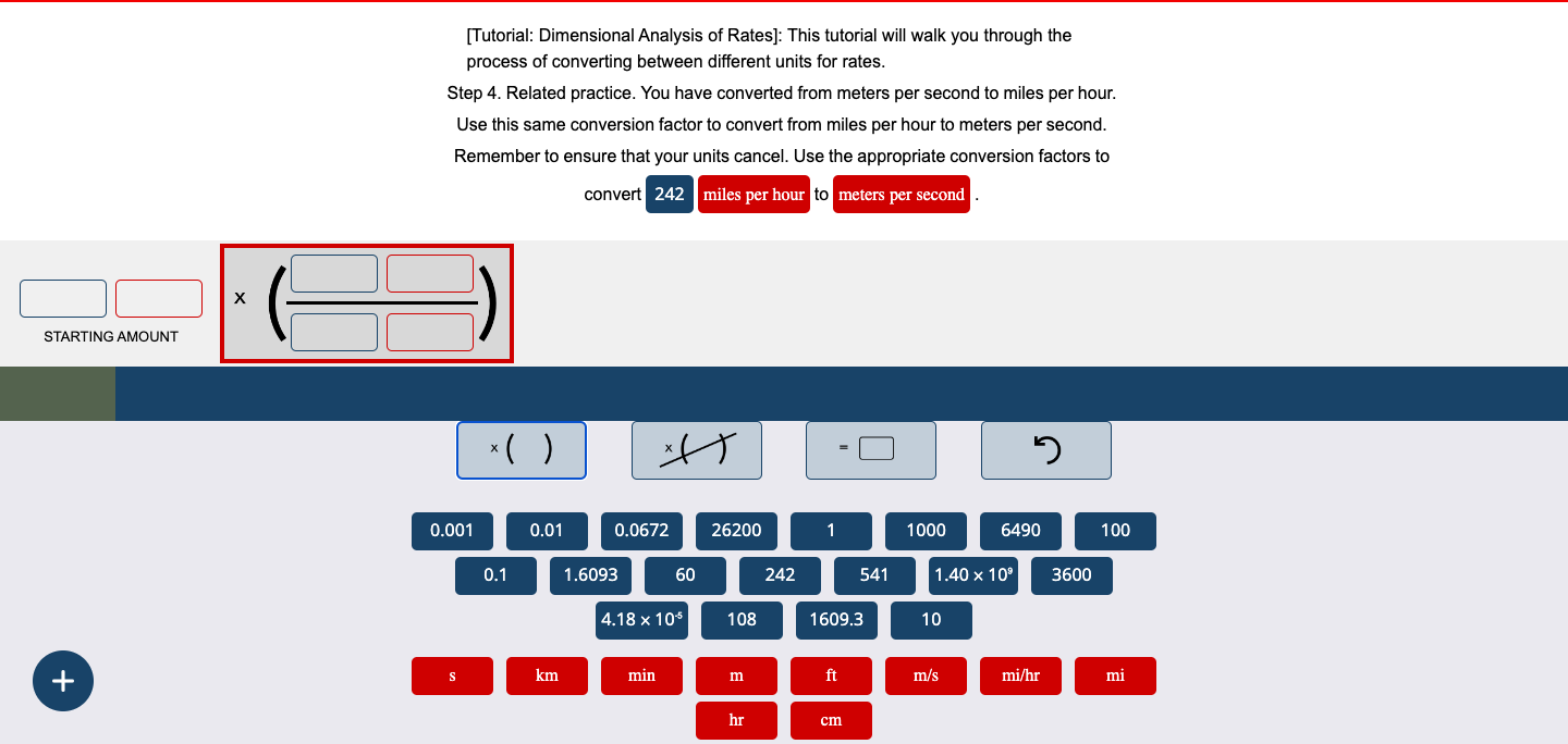 Solved [Tutorial: Dimensional Analysis of Rates]: This | Chegg.com