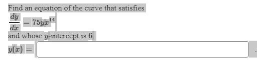 Solved Find an equation of the curve that | Chegg.com