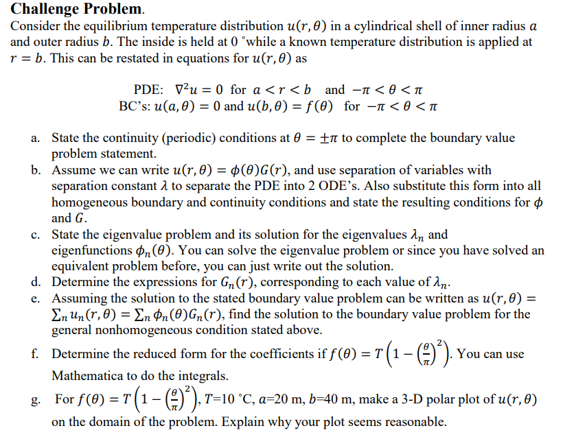 Solved Challenge Problem. Consider the equilibrium | Chegg.com