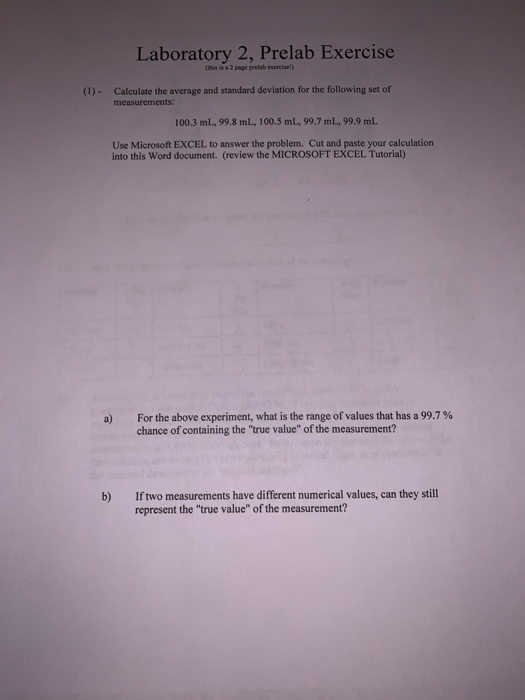 Solved Laboratory 2 Prelab Exercise This Is A 2 Page