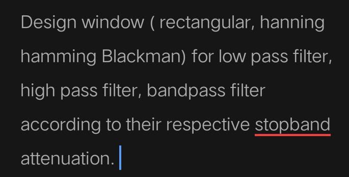 Solved Design window ( rectangular, hanning hamming | Chegg.com