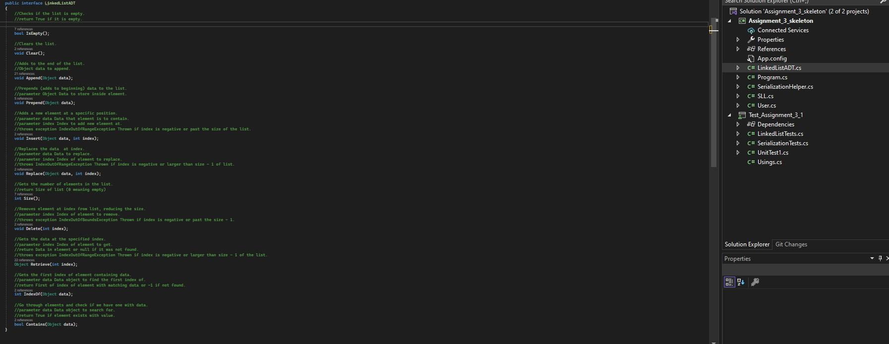 Solved The supplied interface LinkedListADT contains the | Chegg.com